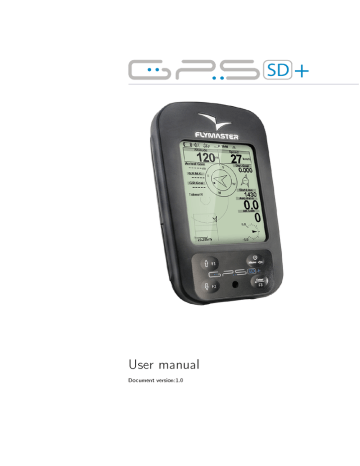 Flymaster SD+ User manual | Manualzz