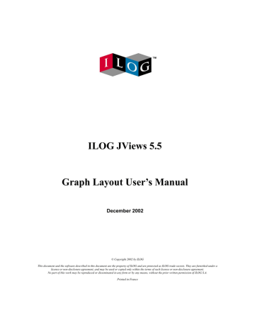 ILOG JViews 5.5 Graph Layout User’s Manual | Manualzz