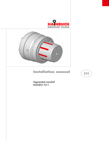 Segmented Mandrel MANDO T211 Installation Manual | Manualzz