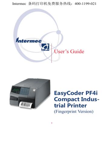 Intermec EasyCoder PF4i User manual | Manualzz
