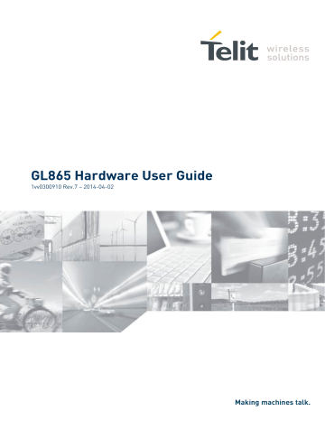 GL865 QUAD, GL865 DUAL Hardware User Guide | Manualzz