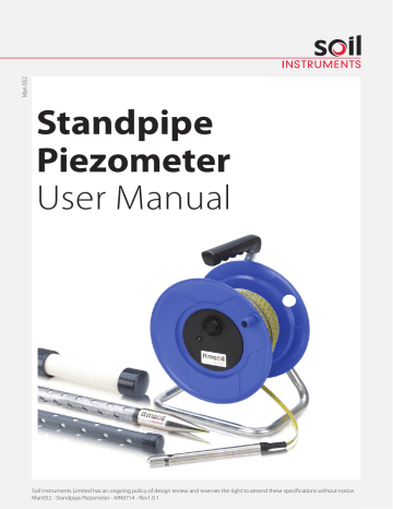 Soil Instruments Standpipe Piezometer User Manual | Manualzz