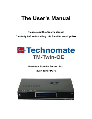 TECHNOMATE TM-Twin-OE User manual | Manualzz