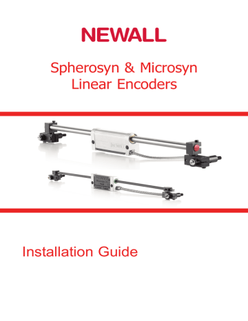 Newall Linear Encoder Spherosyn Microsyn Installation Guide | Manualzz