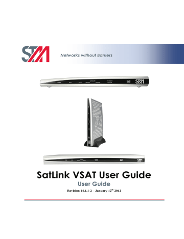 STM SatLink 1000, 1910, 2000, 2900 VSAT User Guide | Manualzz