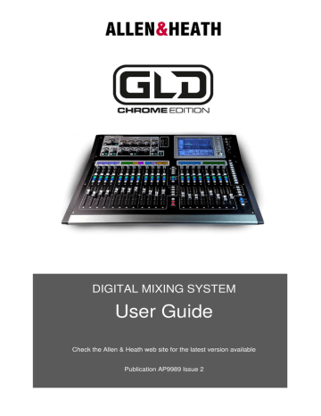 Allen & Heath GLD Chrome GLD-80 & GLD-112 User Guide | Manualzz