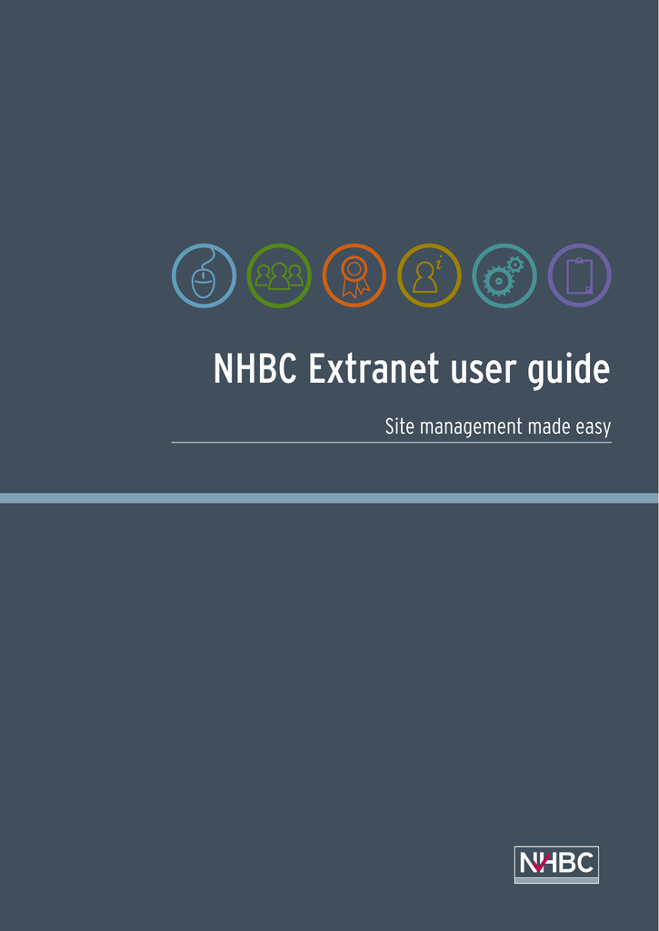 NHBC Extranet user guide | Manualzz