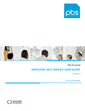 Employee Self-Service User Guide | Manualzz
