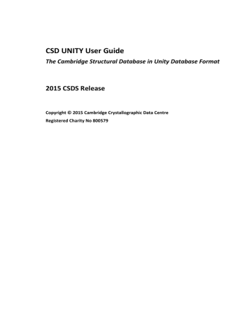 CSD UNITY User Guide | Manualzz