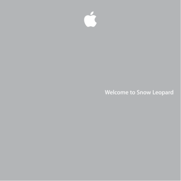 Operating System Snow Leopard User Manual | Manualzz
