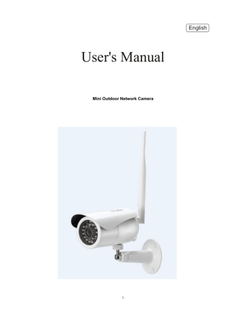 Outdoor Network Camera User's Manual | Manualzz