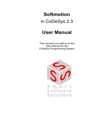 Softmotion CoDeSys 2.3 User Manual | Manualzz