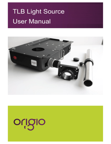 TLB Light Source User Manual | Manualzz