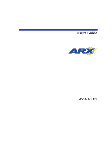 Access Control System ARX 2 User Guide | Manualzz