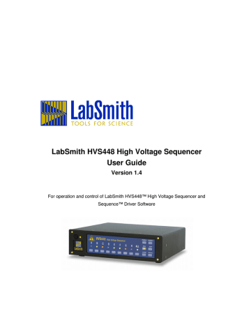 LabSmith HVS448 User Guide | Manualzz
