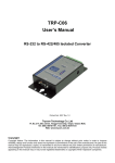 Trycom TRP-C06H User's Manual: AI Chat & PDF Access | Manualzz