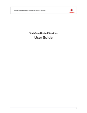 Vodafone Hosted Email User Guide | Manualzz