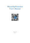 MirrorOp Presenter User Manual | Manualzz
