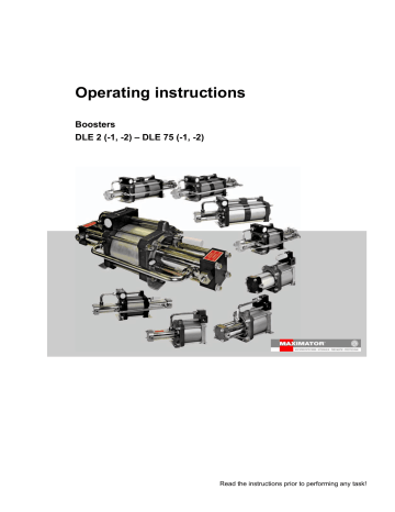Maximator DLE 2 (-1,-2) - DLE 75 (-1,-2) Operating instructions | Manualzz