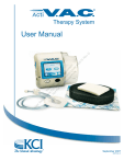 VAC Therapy System ActiV.A.C. User Manual | Manualzz