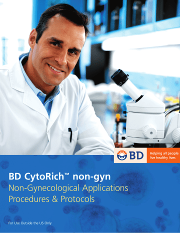 BD CytoRich non-gyn Procedures & Protocols - Instructions | Manualzz