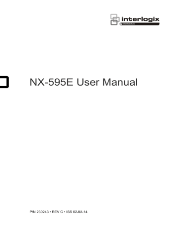 Interlogix NX-595E User manual | Manualzz