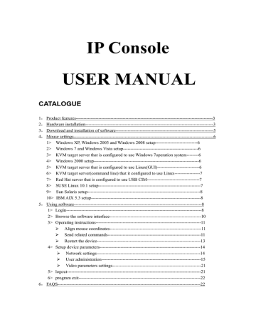 IP Console KI-3101 User Manual | Manualzz