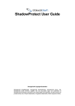 ShadowProtect SPX User Guide | Manualzz