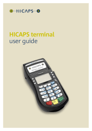 HICAPS HICAPS terminal - User manual, User Guide