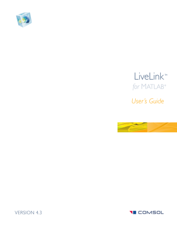 LiveLink for MATLAB User's Guide - Version 4.3 | Manualzz