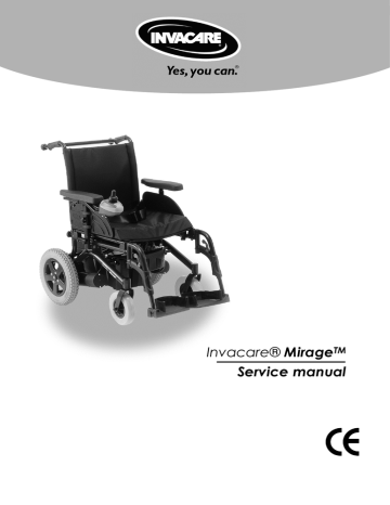 Invacare Mirage Service manual | Manualzz