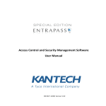 Access Control EntraPass User Manual | Manualzz