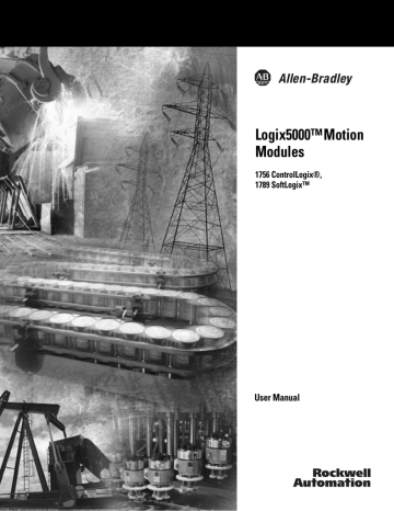 Logix5000 Motion Modules User Manual - Allen-Bradley | Manualzz