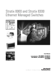 Stratix 8000 Ethernet Managed Switches User Manual | Manualzz