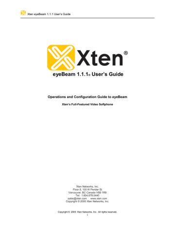 Eyebeam Xten License Key - The Best Picture Of Beam