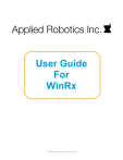 WinRx User Guide | Manualzz