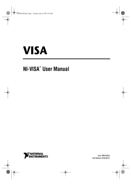 National Instruments NI-VISA - User manual, Manual, Getting Started
