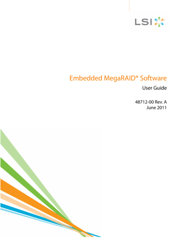 MegaRAID Software User Guide | Manualzz