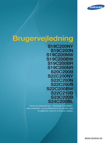 Samsung S22C200B Betjeningsvejledning | Manualzz