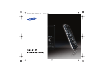 Samsung SGH-Z150 Betjeningsvejledning | Manualzz