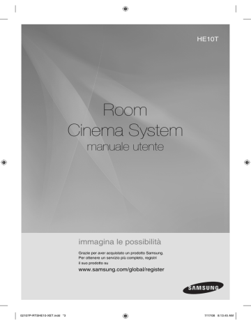 Samsung RTS-HE10 Manuale utente | Manualzz