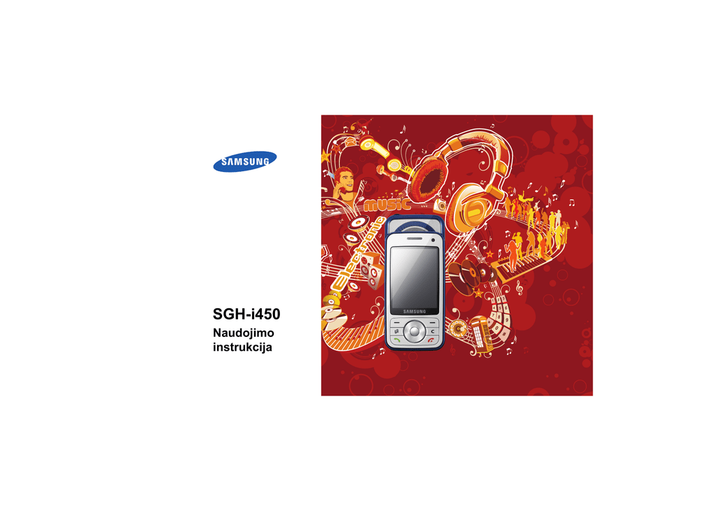 Samsung SGH-i450 Naudotojo gidas | Manualzz