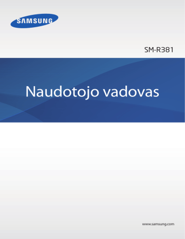 Samsung SM-R381 Naudotojo gidas | Manualzz