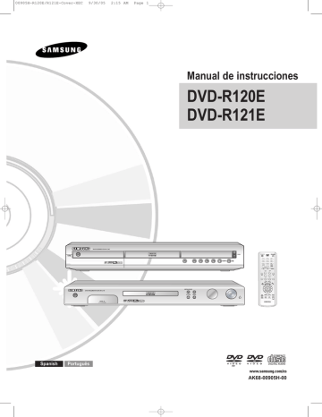 Samsung DVD-R120 Manual de usuario | Manualzz