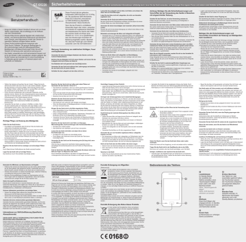 Samsung GT-S5220 Benutzerhandbuch | Manualzz