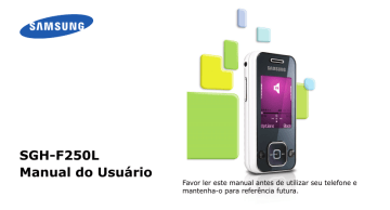 Samsung SGH-F250L Manual do usuário | Manualzz