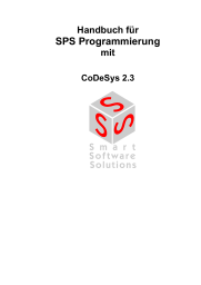 3S-Smart Software Solutions CoDeSys 2.3 - User manual, Manual, User Guide
