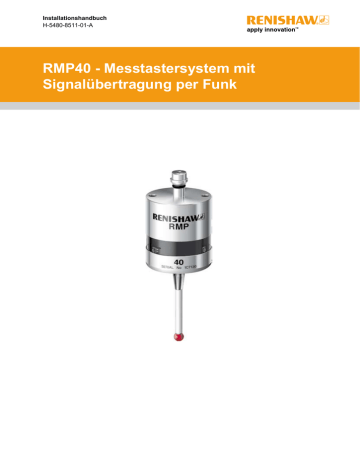 Renishaw RMP 40 Installationshandbuch | Manualzz