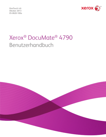 Xerox DocuMate 4790 Bedienungsanleitung | Manualzz