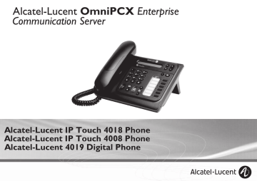 Alcatel IP Touch 4008 Bedienungsanleitung | Manualzz